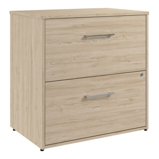 Hustle 2 Drawer Lateral File Cabinet in Natural Elm - Engineered Wood ...
