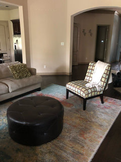 Dilemma choosing plain vs patterned curtain | Houzz Forum