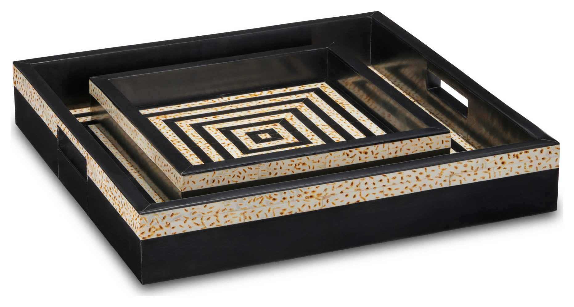 Taurus Tray, 2-Piece Set - Contemporary - Decorative Objects And ...