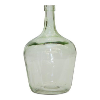 Bottle, Set of 2, 10"H Glass - Contemporary - Vases - by Melrose ...