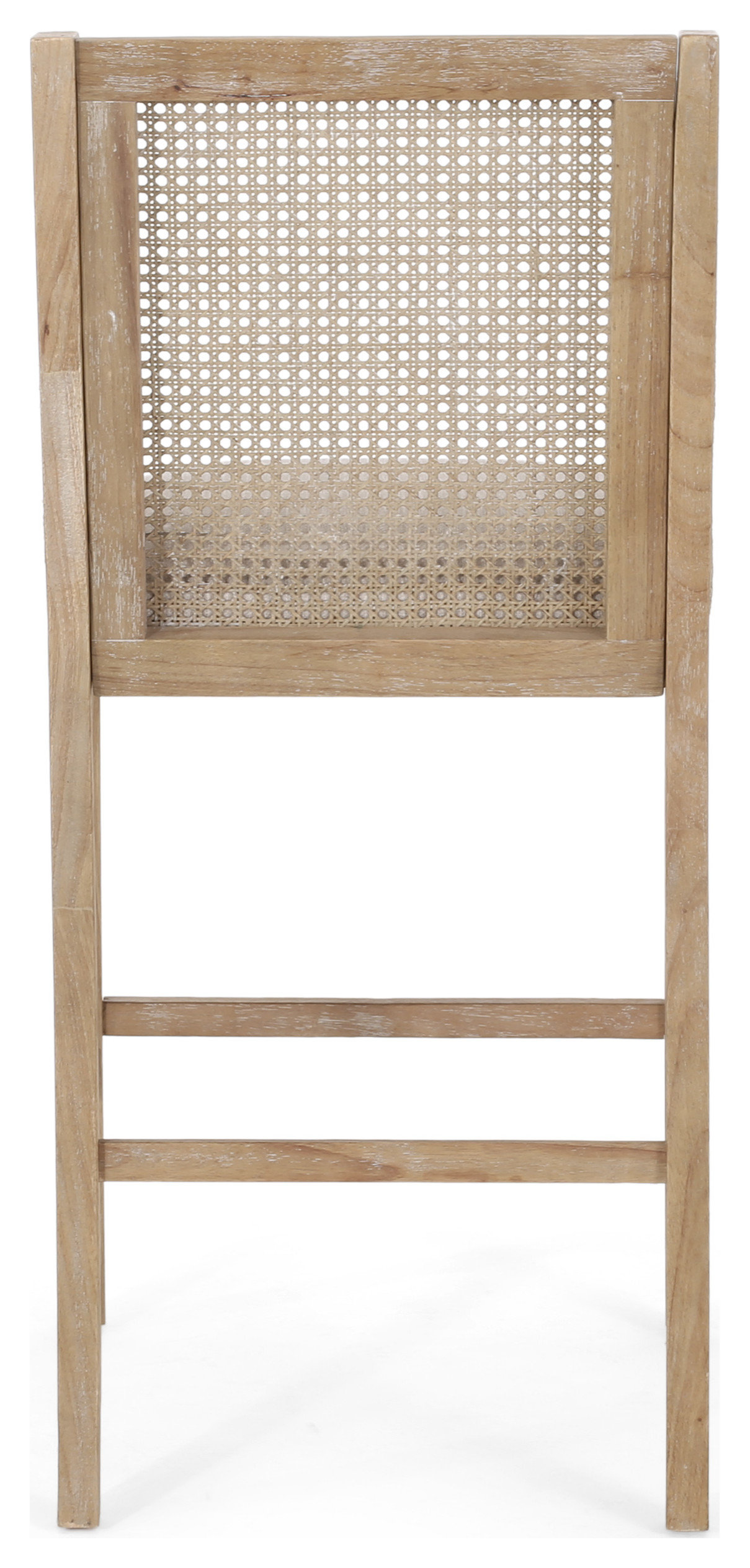 Oneida Rustic Fabric Upholstered Wood and Cane 30 inch Barstools, Set ...