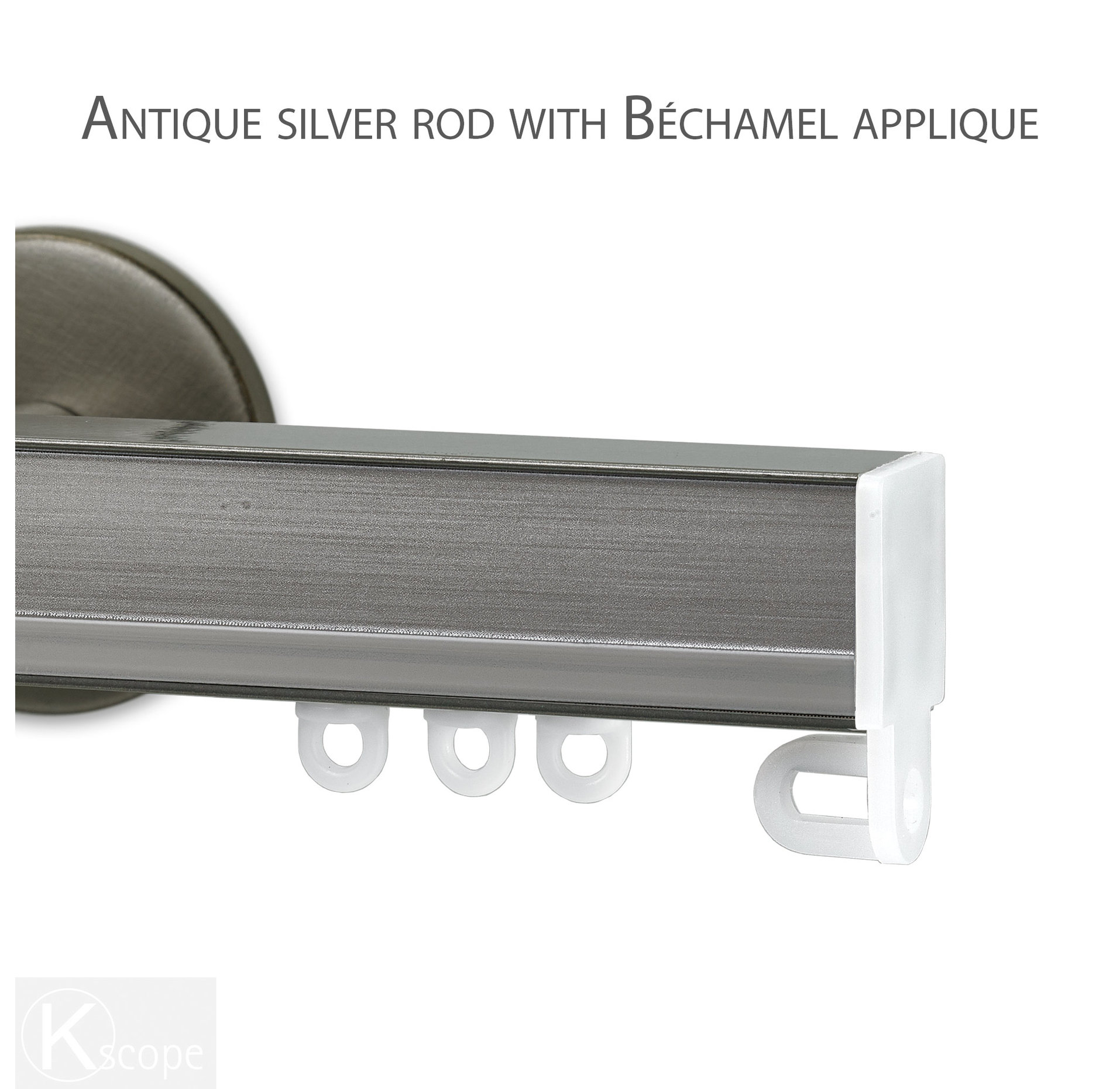 Nexgen Applique Non-Telescoping Aluminum Traverse Rod With Bechamel ...