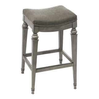 Vetrina Backless Non-Swivel Counter Height Stool - French Country - Bar ...