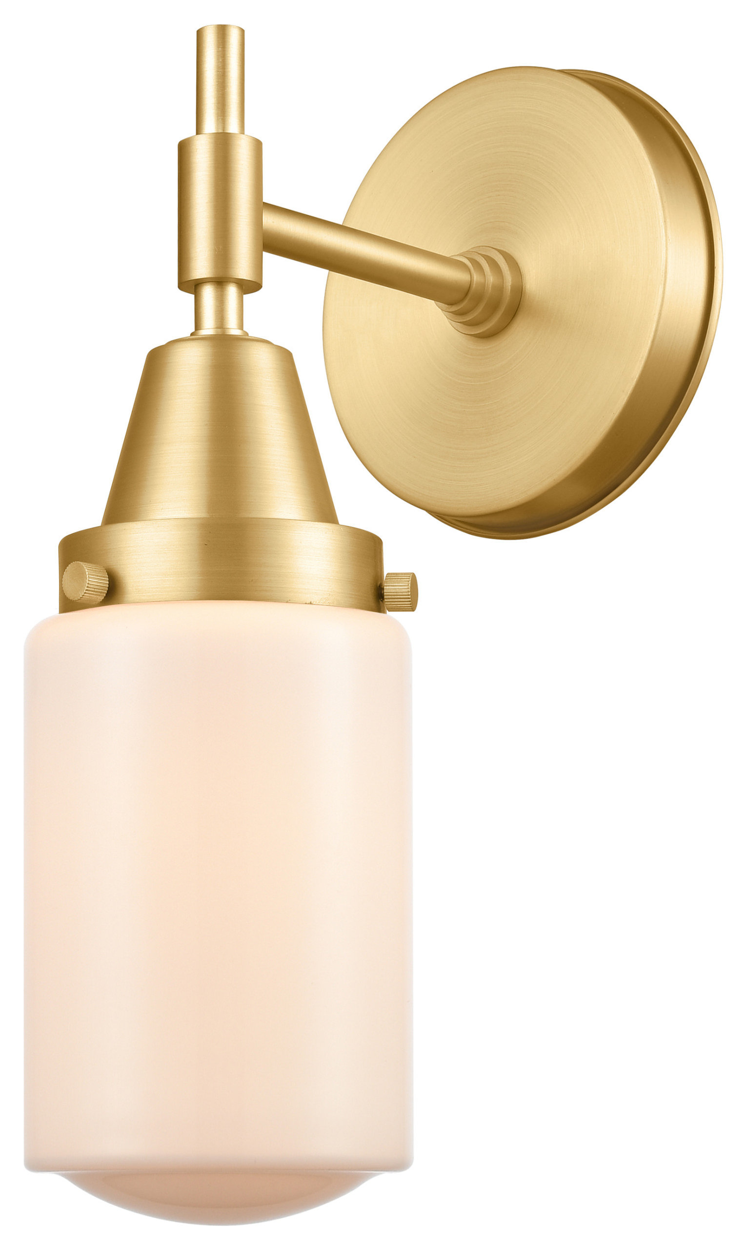 Innovations 447-1W-SG-G311 1-Light Sconce, Satin Gold - Transitional ...