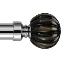 Ceramic Ball Non-Telescoping Curtain Rod, 96'' - Transitional - Curtain ...