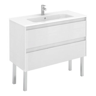 Ambra 100F Freestanding Bathroom Vanity - Contemporary - Bathroom ...