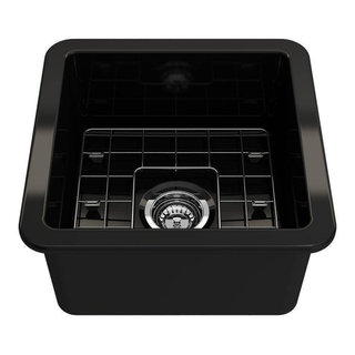 Bocchi Fireclay Undermount 18" Kitchen or Bar Prep Sink Sotto ...