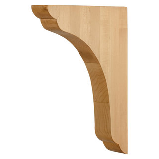 Hardware Resources COR46-3 Corbel, Natural Hard Maple - Traditional ...