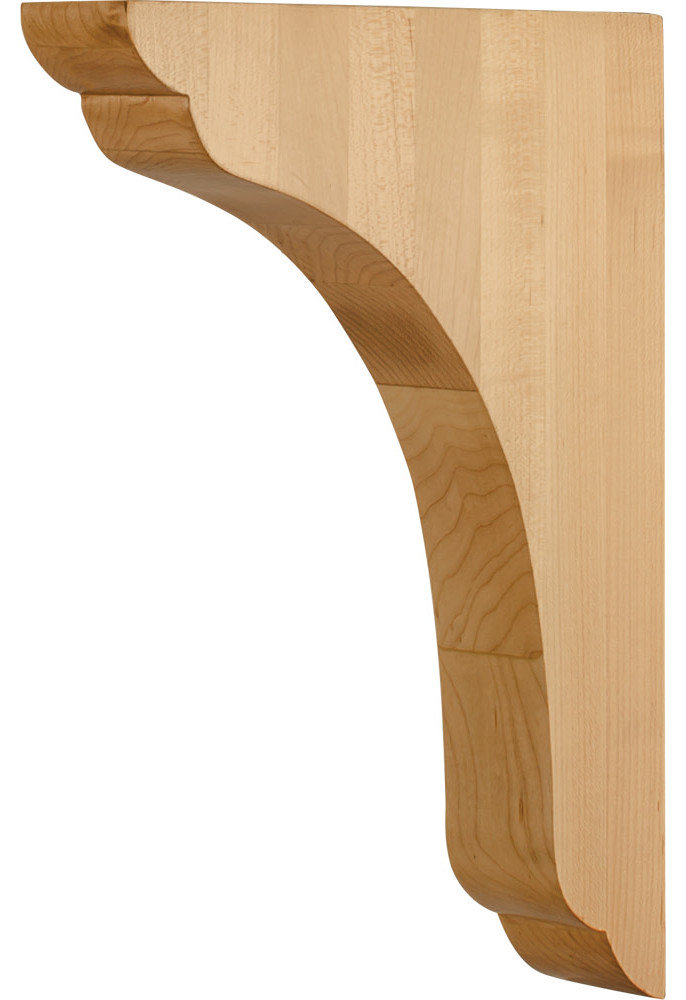 Hardware Resources COR46-3 Corbel, Natural Hard Maple - Traditional ...