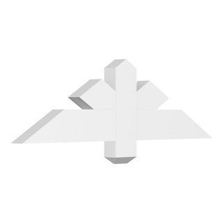 Kennewick Architectural Grade PVC Gable Bracket, 36"Wx10 1/2"H (7/12 ...