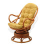 Java Lounge Swivel Rocking Rattan Wicker Chair Colonial - Tropical ...