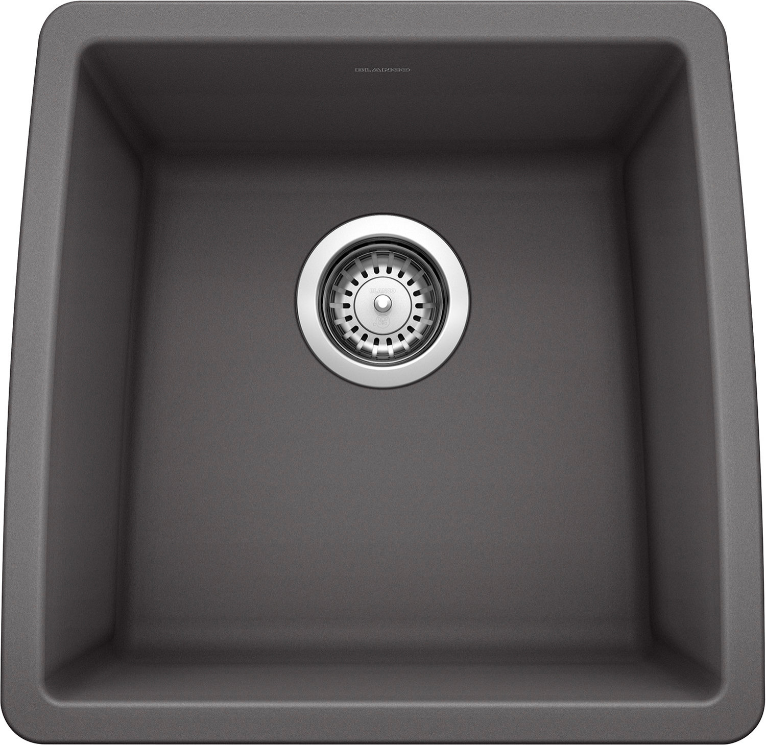 Blanco 440078 17"x17.5" Granite Single Undermount Kitchen Sink ...