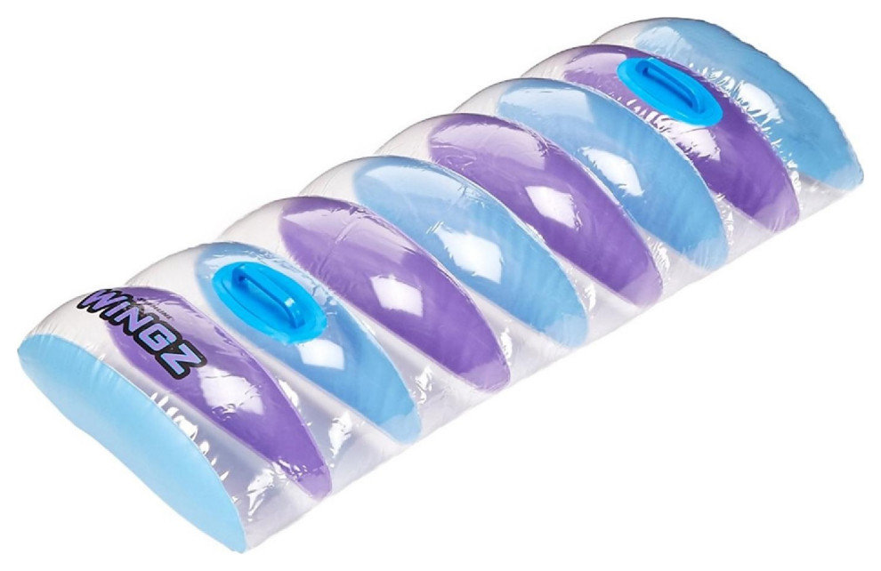 45" Inflatable Clear and Blue Swimming Pool Dive Board - Modern - Pool ...