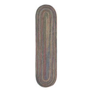 Colonial Mills Rug Worley Runner Gray Runner, Oval, 30"X72 ...