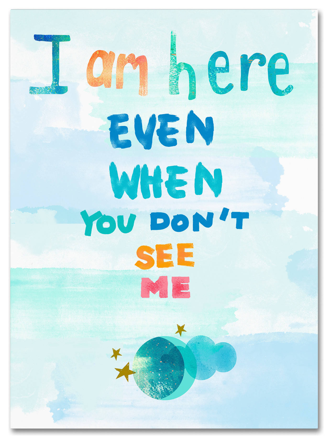 Lisa Powell Braun 'I Am Here' Canvas Art, 35"x 47" - Contemporary ...