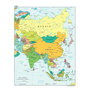 Asia Map, Political, Peel & Stick Removable Wall Decal, 33"x44 ...