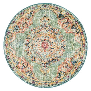 Traditional Penelope Grass Area Rug, 3'3" Round - Contemporary - Area ...
