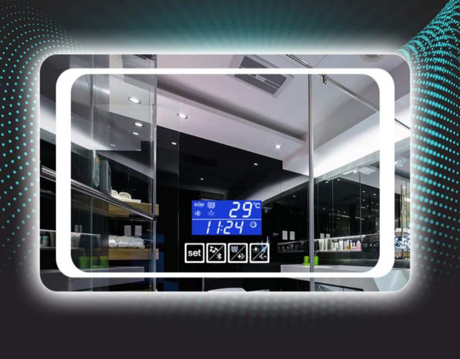 Infinity Rectangle LED Mirror - Modern - Bathroom Mirrors - by Infinity ...