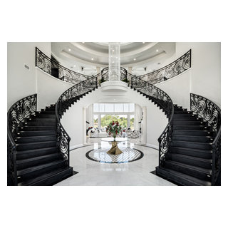 Double Staircase - Modern - Staircase - Phoenix - by Fratantoni Luxury ...