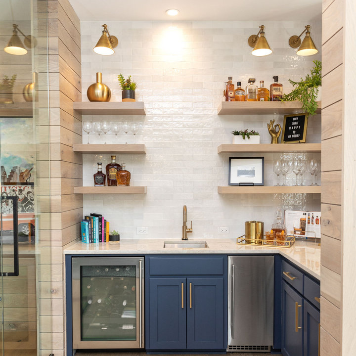 Corner Refrigerator - Photos & Ideas | Houzz