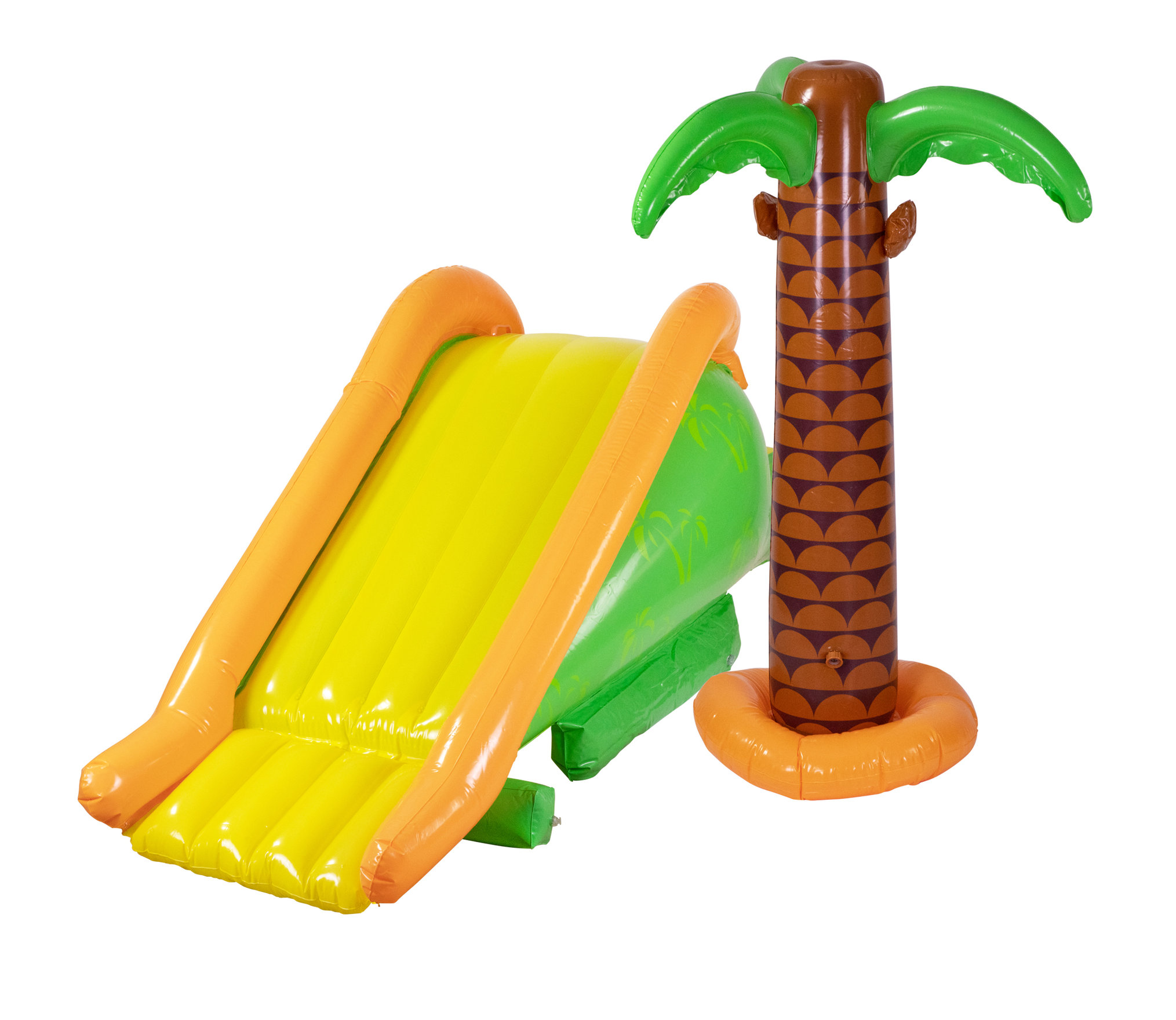 8.5' Inflatable Palm Tree Swimming Pool Slide With Sprinkler - Modern ...