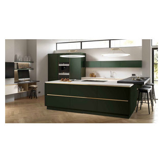 Oblique Painted - British Racing Green - Modern - Kitchen - Other - by ...