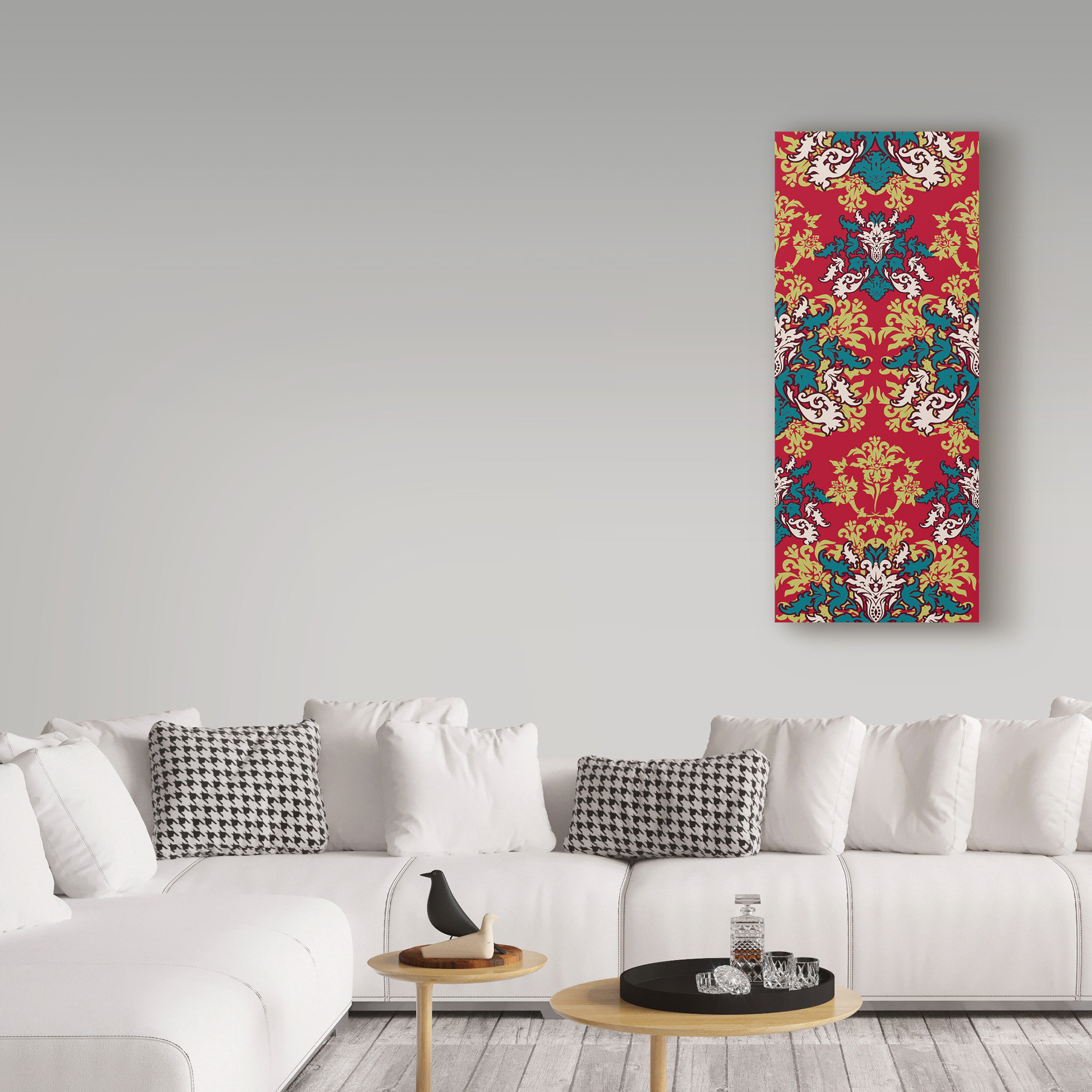 Maria Rytova 'D05, Pattern' Canvas Art, 47"x20" - Contemporary - Prints ...