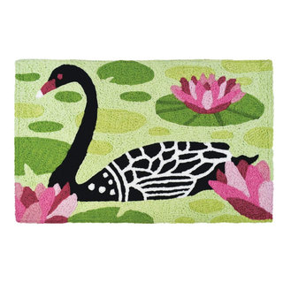JellyBean Accent Rug Black Swan - Asian - Area Rugs - by Uber Bazaar ...