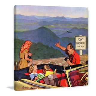 "Lookout Point" Painting Print on Canvas by Richard Sargent, 24"x24 ...