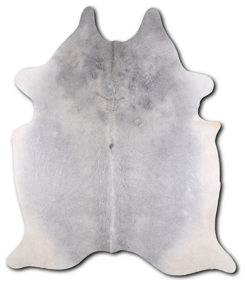 NATURAL HAIR ON Cowhide Rug DE GREY, 5'x7' to 6'x8' - Southwestern ...