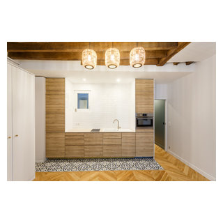 projet Quai aux fleurs : transformation incroyable d'un studio en f2 ...