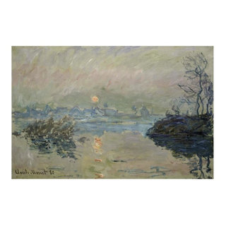 "Setting Sun (Soleil couchant)" Digital Paper Print by Claude Monet, 24 ...