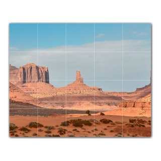 Desert Ceramic Tile Wall Mural HZ500475, 60" Wide x 48" High ...