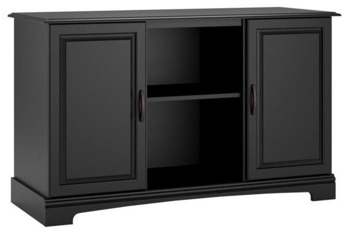 Altra Furniture Harbor 50" TV Stand in Black - Transitional ...