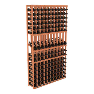 10 Column Display Row Wine Cellar Kit, Redwood - Wine Racks - by Wine ...