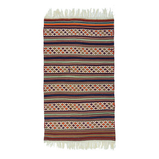 Multicolor Antique Manisa Kilim, 4'10" x 8'9" - Southwestern - Area ...