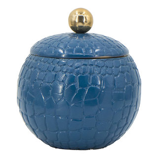 Bold Blue Croc Pot - Contemporary - Decorative Jars And Urns - by R16 ...