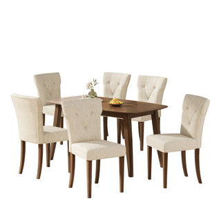 GDF Studio Elara Modern Elegance Indoor Dining Set - Transitional ...