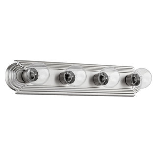 4-Light Stepped Vanity Fixture - Traditional - Bathroom Vanity Lighting ...