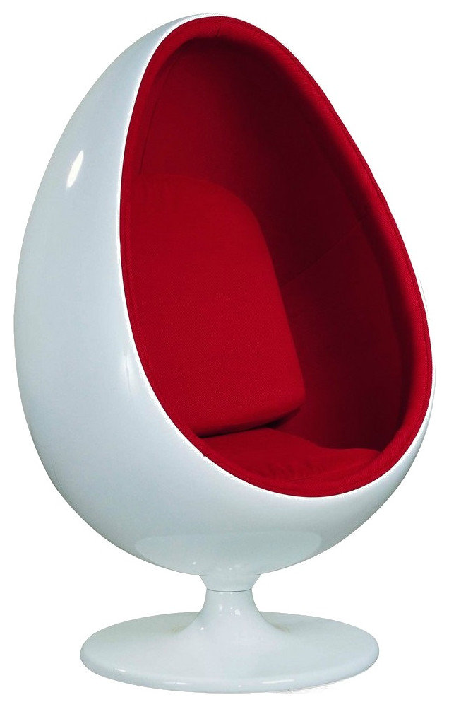Oval Ball Chair - Midcentury - Indoor Chaise Lounge Chairs - by AFB ...