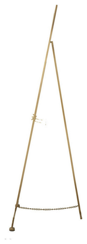 70 Inch Easel Stand, Gold Iron Frame, Free Standing, Large ...