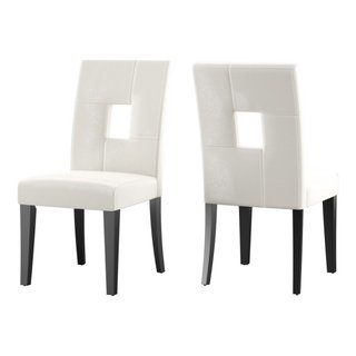 Chandler Keyhole Back Dining Chair, Set of 2 - Transitional - Dining ...