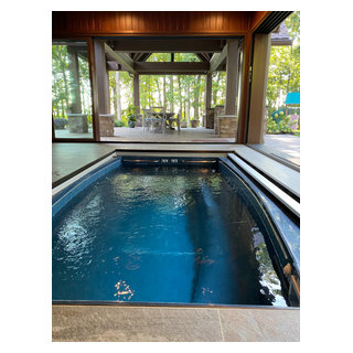 SwimEx Pools: Screened-In Porch Transformation - Traditional - Pool ...
