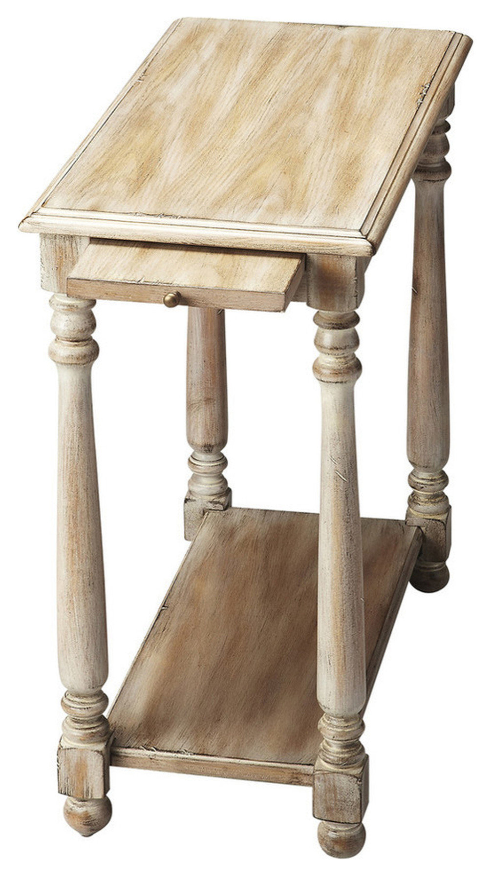 Butler Devane Driftwood Chairside Table - French Country - Side Tables ...
