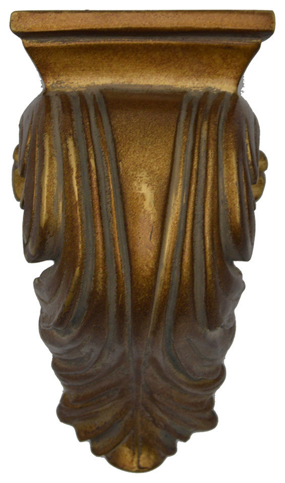 Cameau Drapery Sconce, 2" Diameter, Set of 2 - Traditional - Window ...