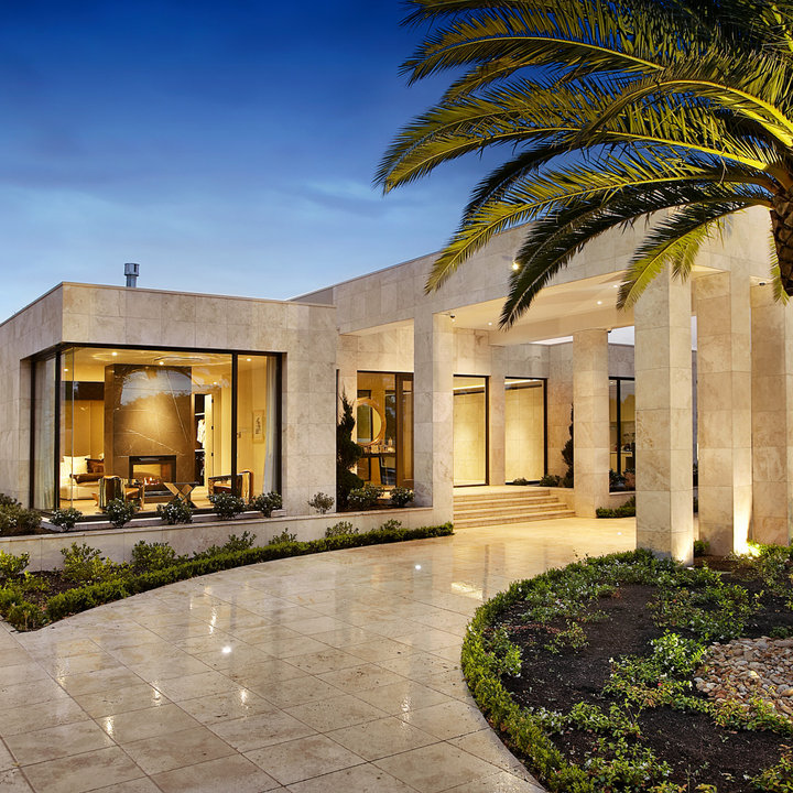 75 Beautiful Drive Through Portico Home Design Ideas & Designs | Houzz AU