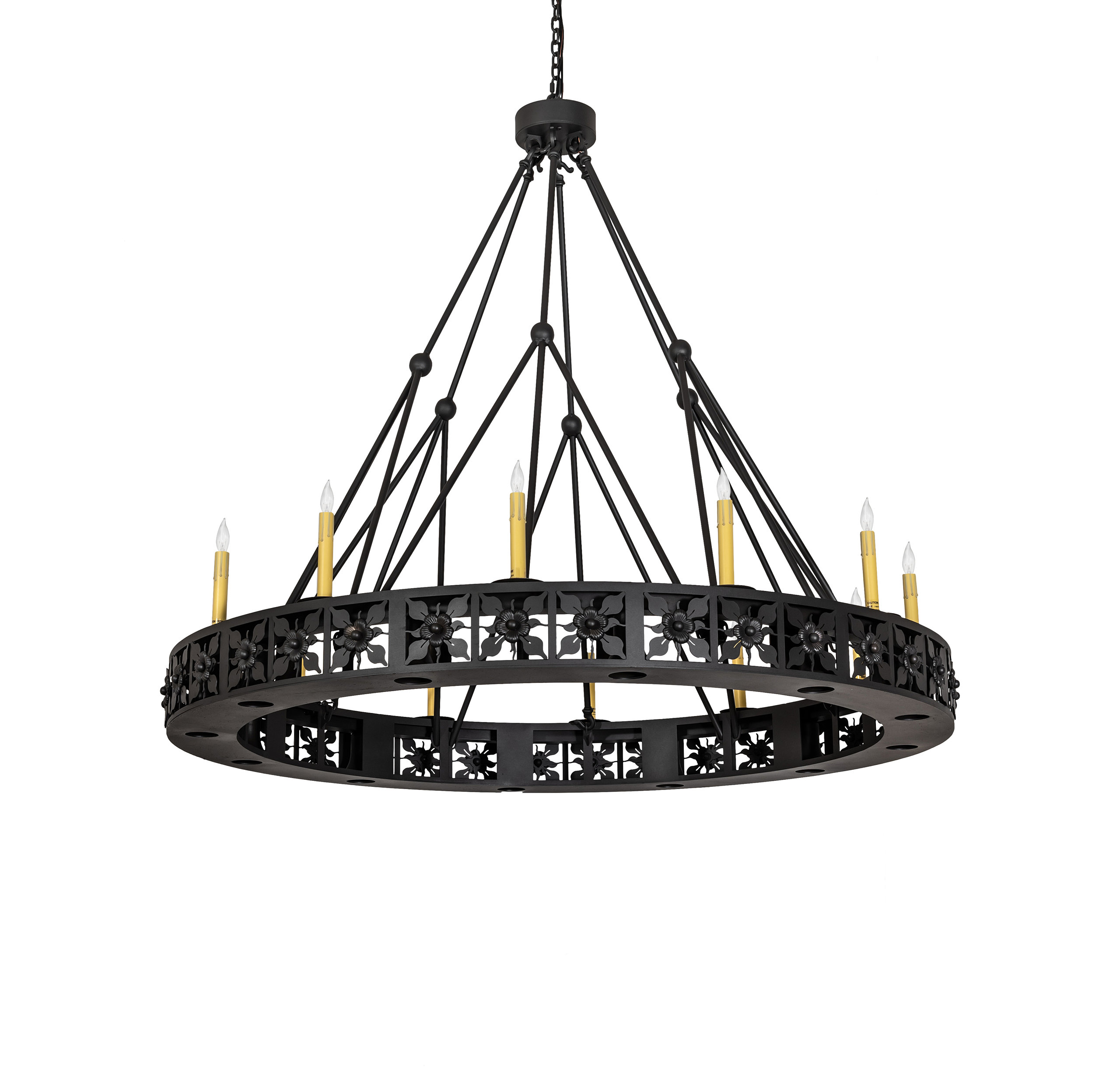 55" Belmont Chapel Chandelier - Traditional - Chandeliers - by Meyda ...