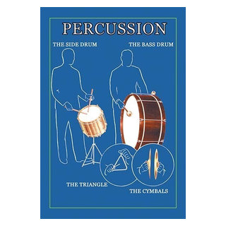Percussion, 12" x 18" - Traditional - Prints And Posters - by ...
