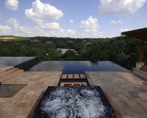 Infinity Edge Hot Tub | Houzz