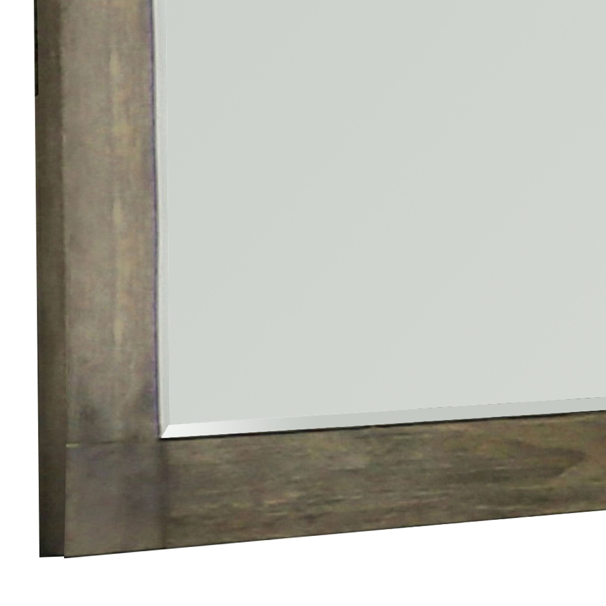 Benzara BM233869 Traditional Style Mirror, Textured Wood Grain Details ...